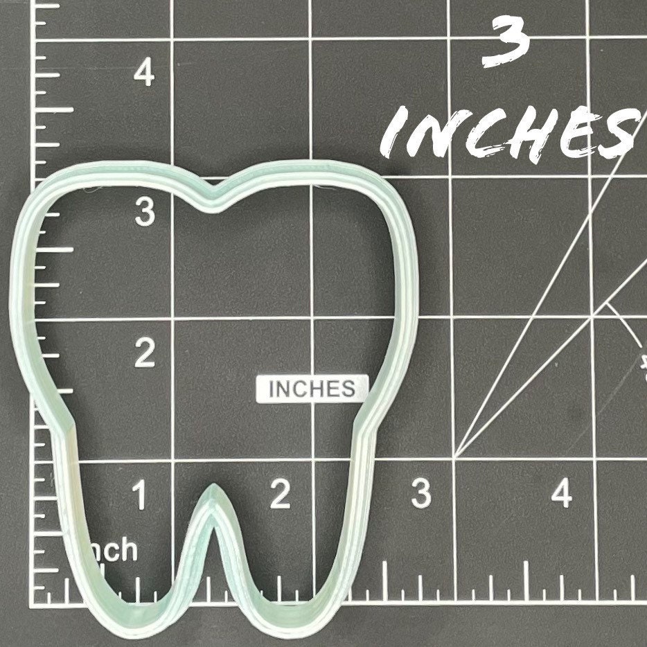 Molar Tooth Outline Cookie Cutter / Fondant Cutter / Clay | Etsy
