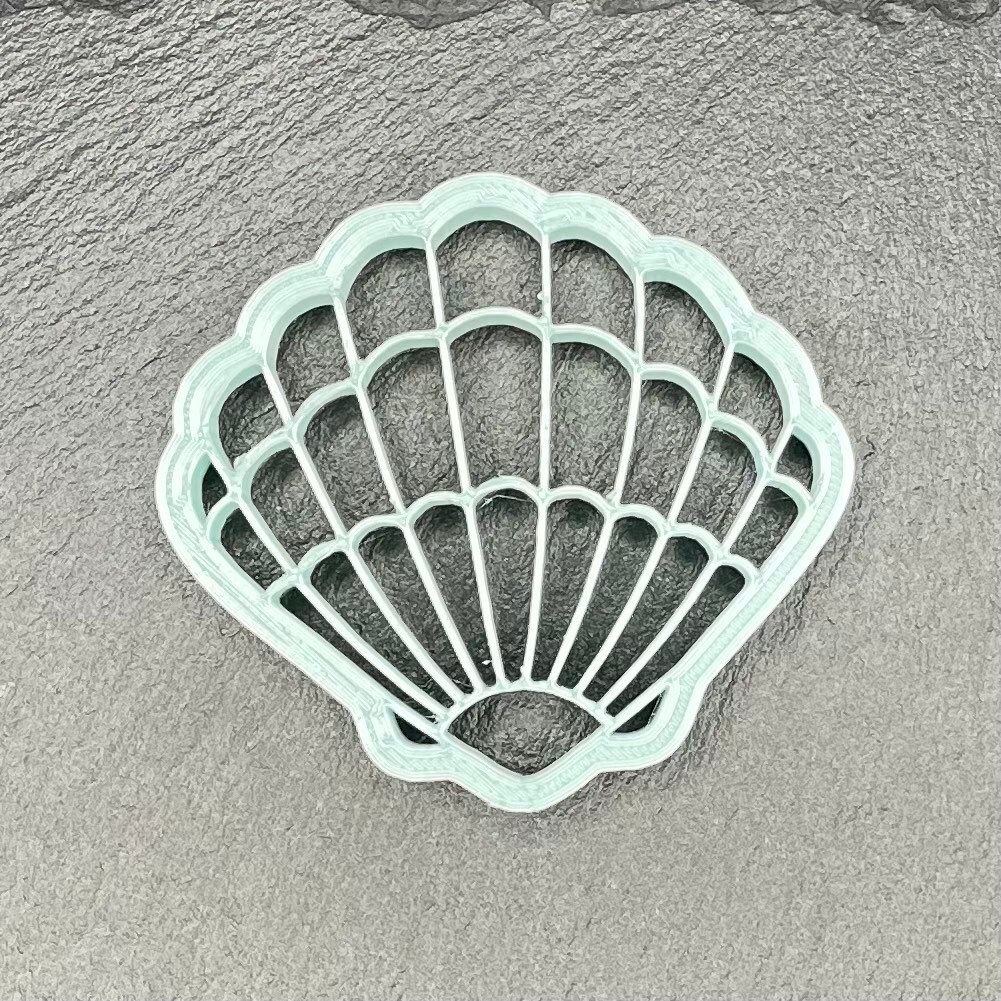 3D STL Print File Scallop Seashell Imprint Cookie Cutter | Etsy