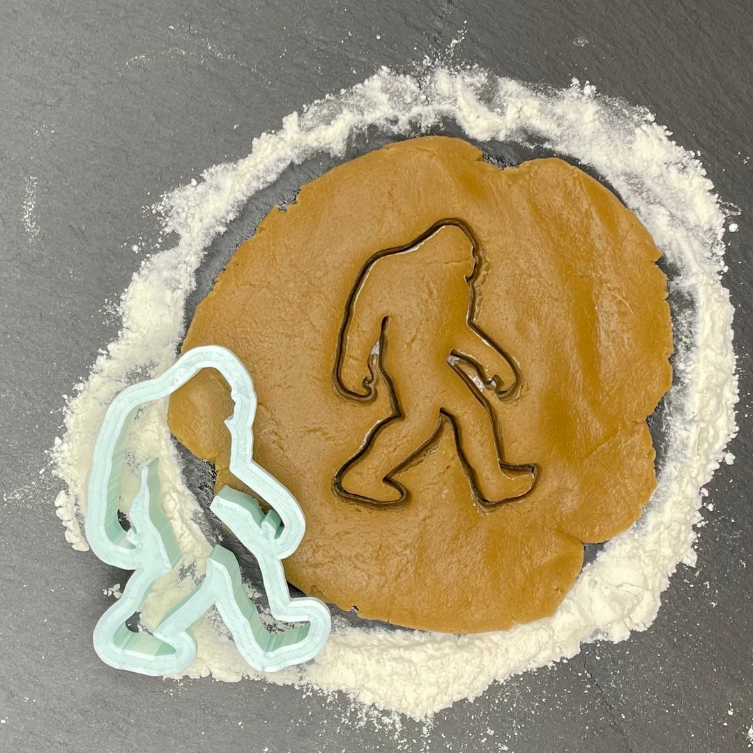 Bigfoot Sasquatch Yeti Cookie Cutter, Fondant Cutter, Clay Cutter 3D ...