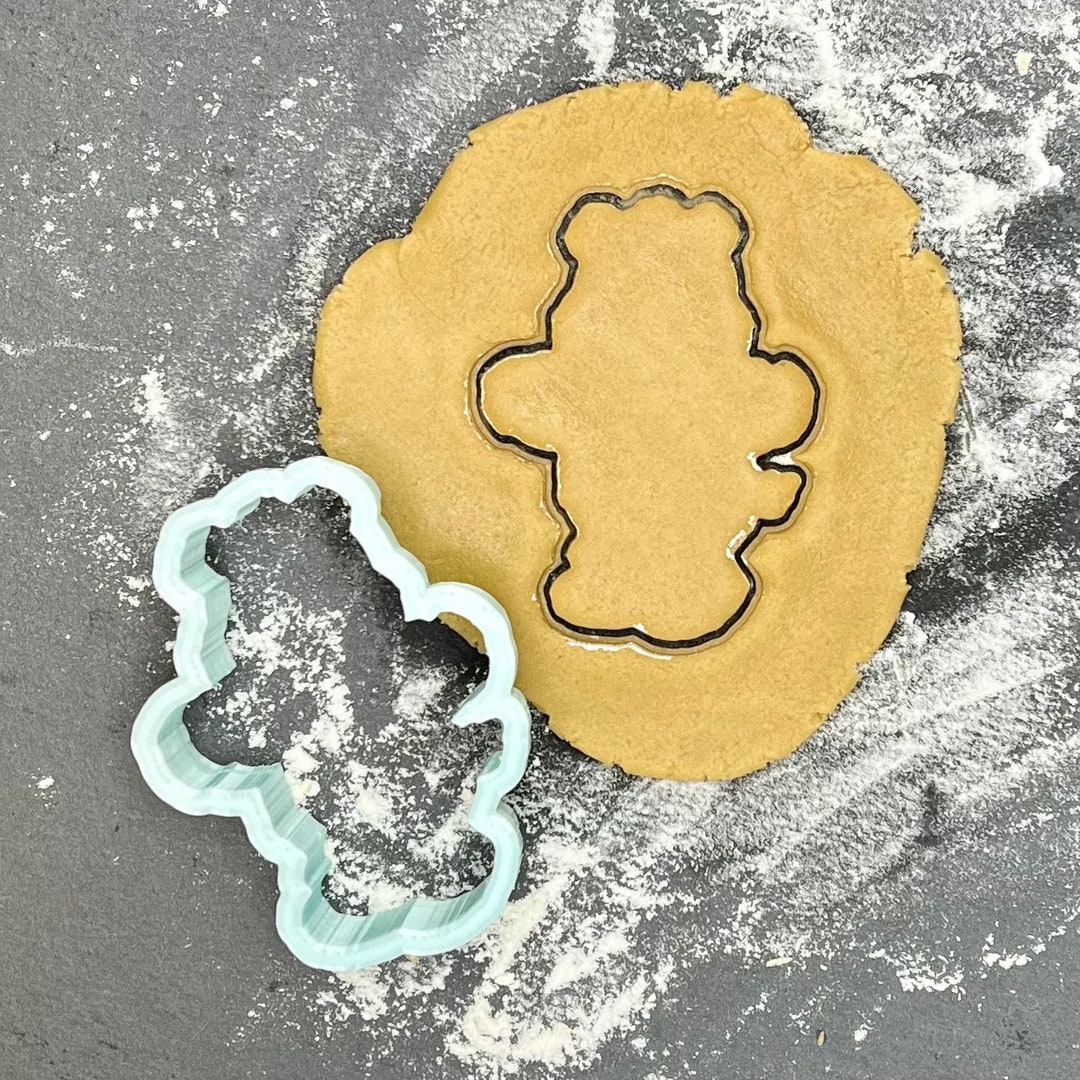 Fluffy Standing Bear Cookie Cutter, Fondant Cutter, Clay Cutter 3D ...