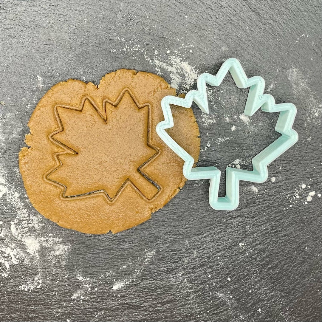 Maple Leaf Cookie Cutter: 3D Printed Fondant & Clay Cutter - Etsy