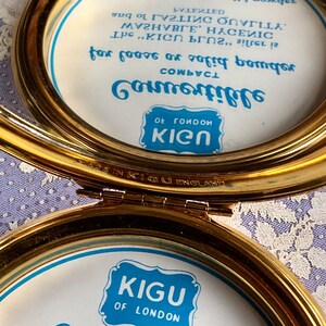 KIGU Convertible Powder Compact Gold Tone Original Box Vintage, as New ...