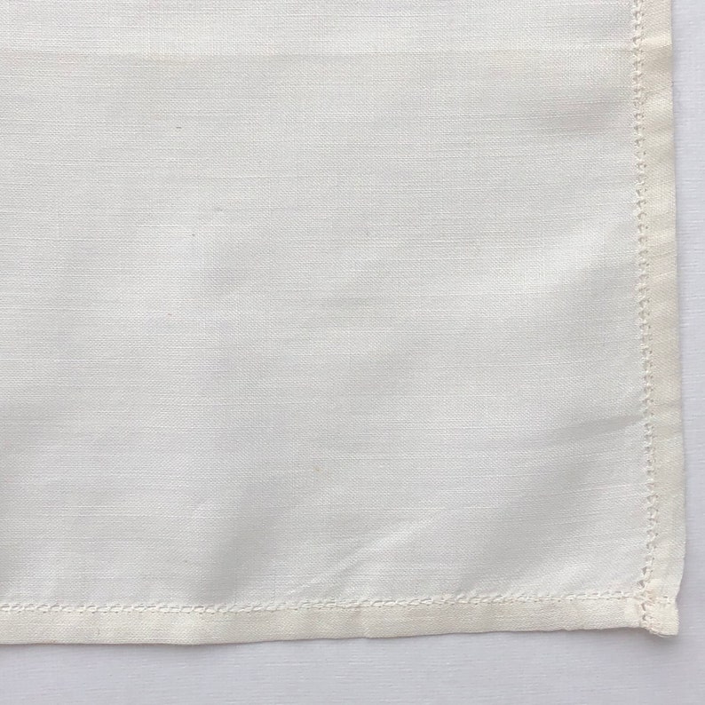Love You Handkerchief: Hand Embroidered Cotton Vintage Hankie With ...