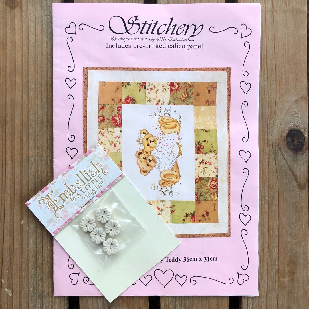 Libby Richardson Artsmart Craft Cottage Corey and Jessy Teddy PF27 Pre ...