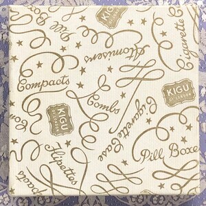 KIGU Convertible Powder Compact Gold Tone Original Box Vintage, as New ...