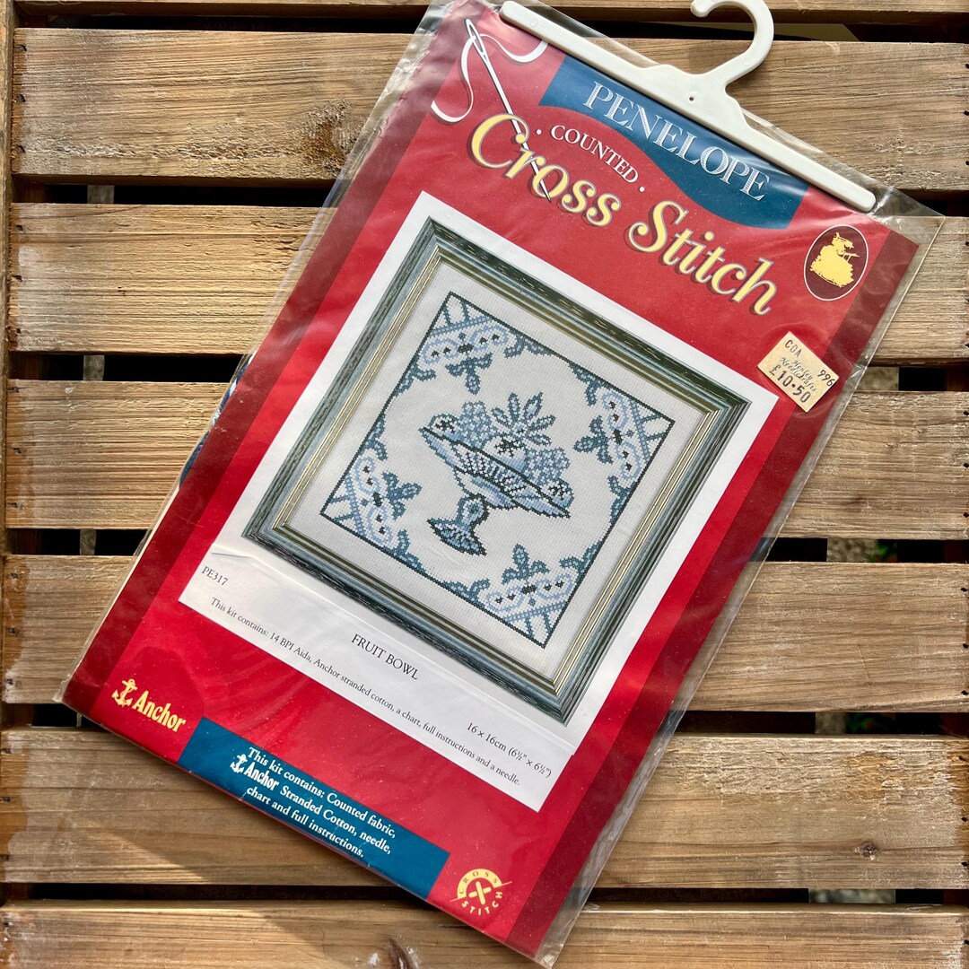 Penelope Embroidery Kit ~ Counted Cross Stitch ~ Gift Box ~ Complete ...