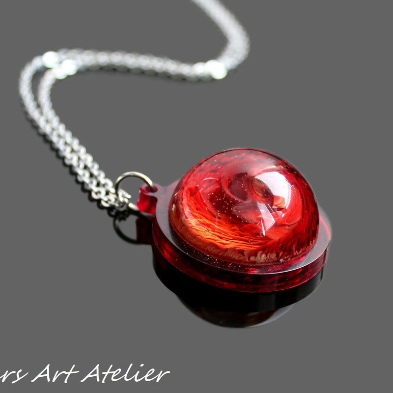 Resin Pendant - Etsy