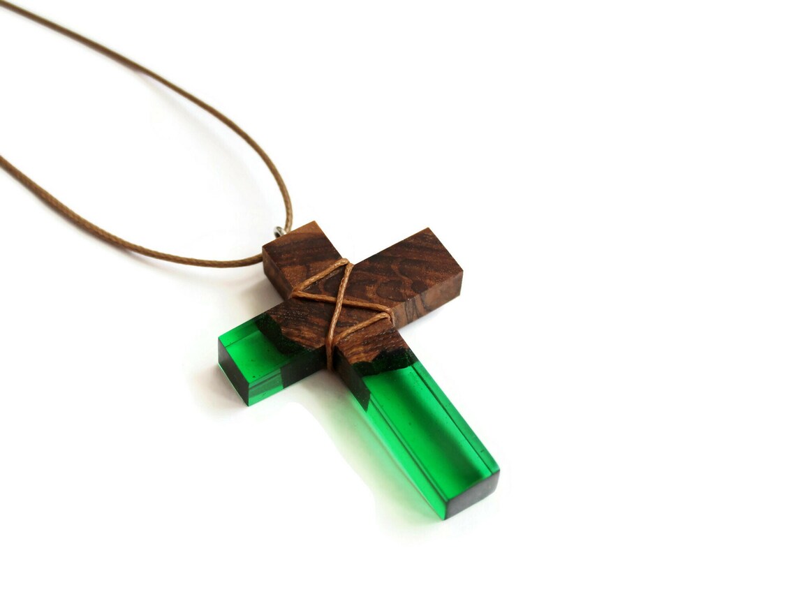Emerald Green Cross Small Cross Art Cross Art Wood Cross | Etsy