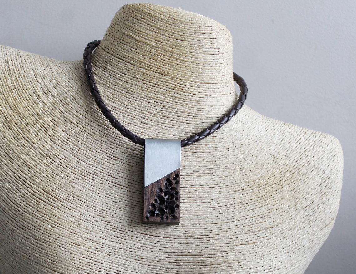 Classic Man Necklace Boho Wood Necklace Necklace for Man - Etsy