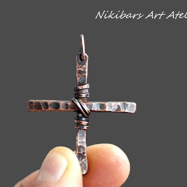 Copper Cross - Etsy