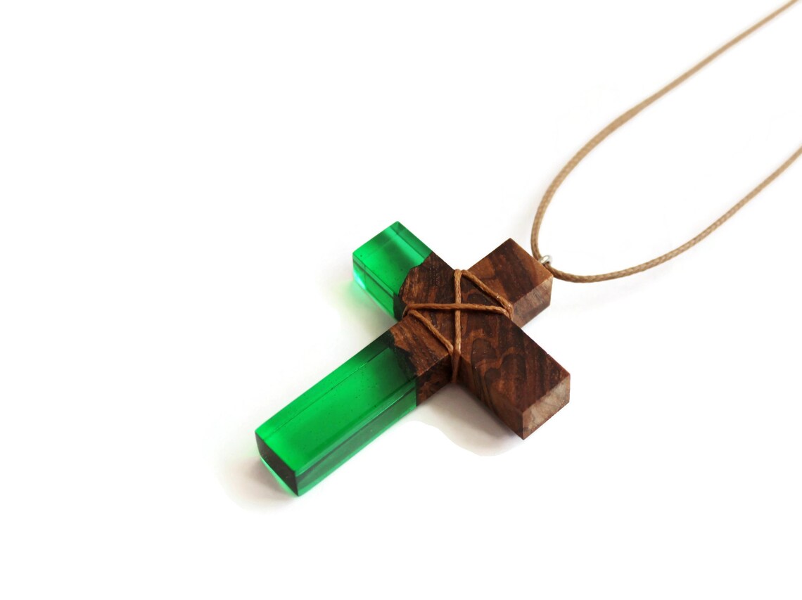 Emerald Green Cross Small Cross Art Cross Art Wood Cross | Etsy