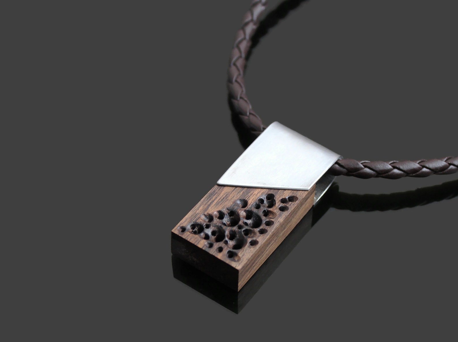 Classic Man Necklace Boho Wood Necklace Necklace for Man - Etsy