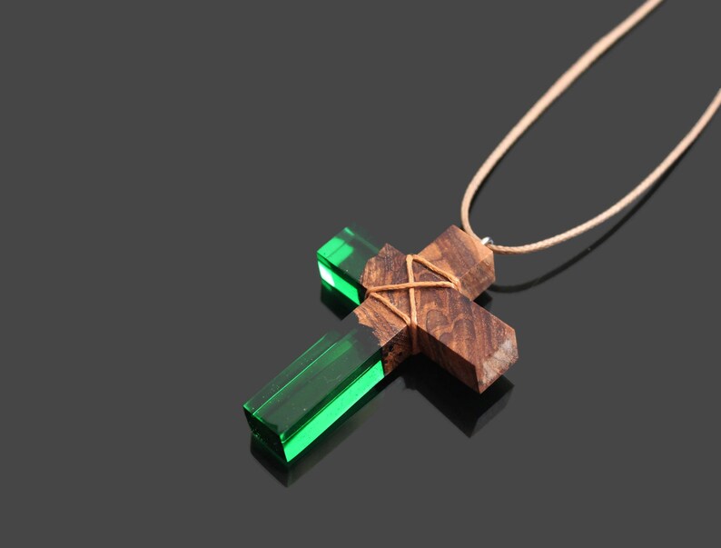 Emerald Green Cross Small Cross Art Cross Art Wood Cross | Etsy