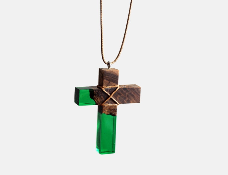 Emerald Green Cross Small Cross Art Cross Art Wood Cross | Etsy