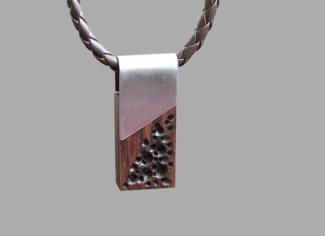 Classic Man Necklace Boho Wood Necklace Necklace for Man - Etsy