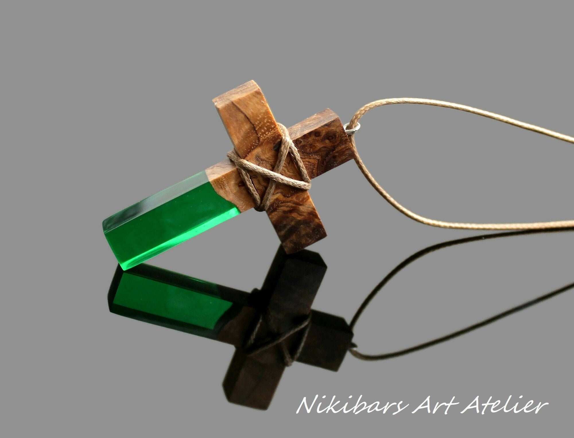 Emerald Green Cross Small Cross Art Cross Art Wood Cross | Etsy