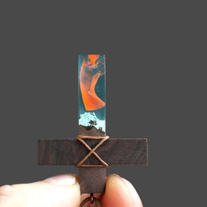 Aurora Borealis Cross, Glow in Dark Cross, UV Glow Cross, Red Cross ...