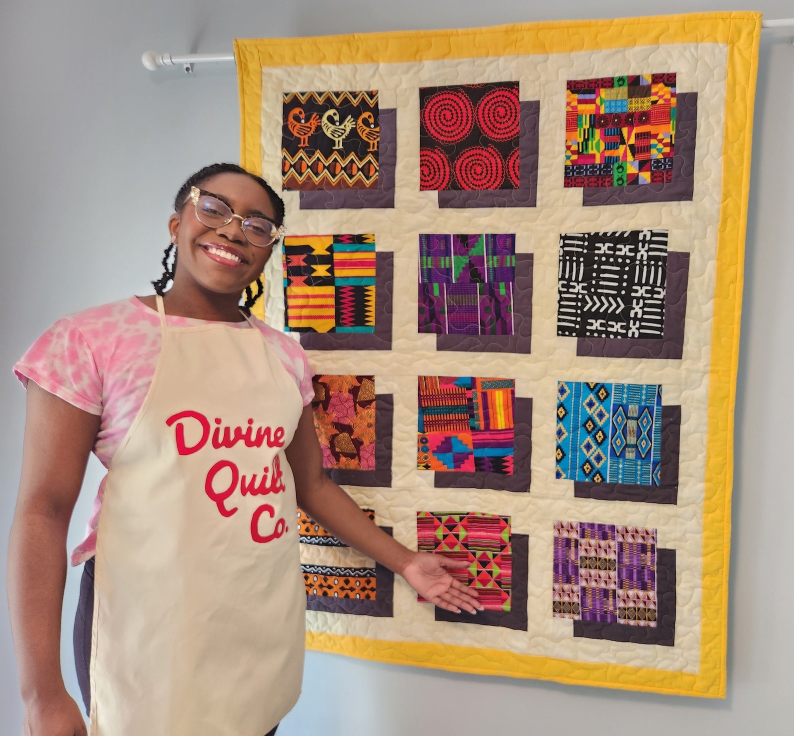 African Shadow Box Quilt PATTERN - Etsy