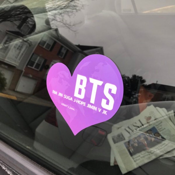 Bts Purple Stickers - Etsy Canada