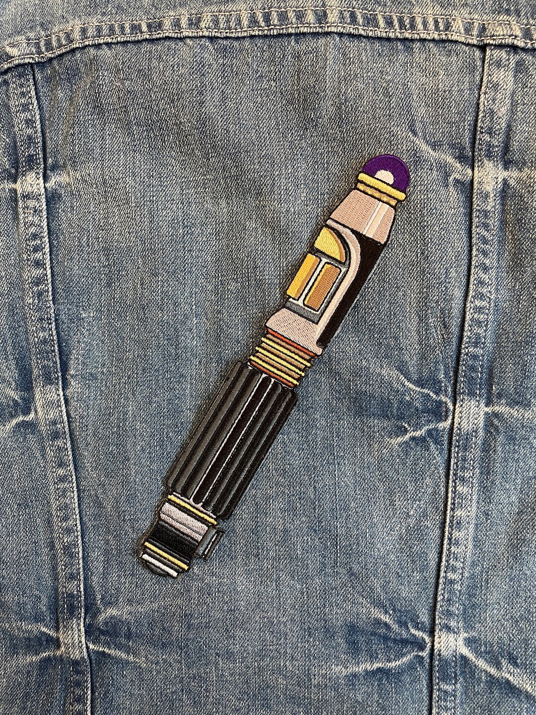 Large Mace Windu Lightsaber Hilt Patch - Etsy