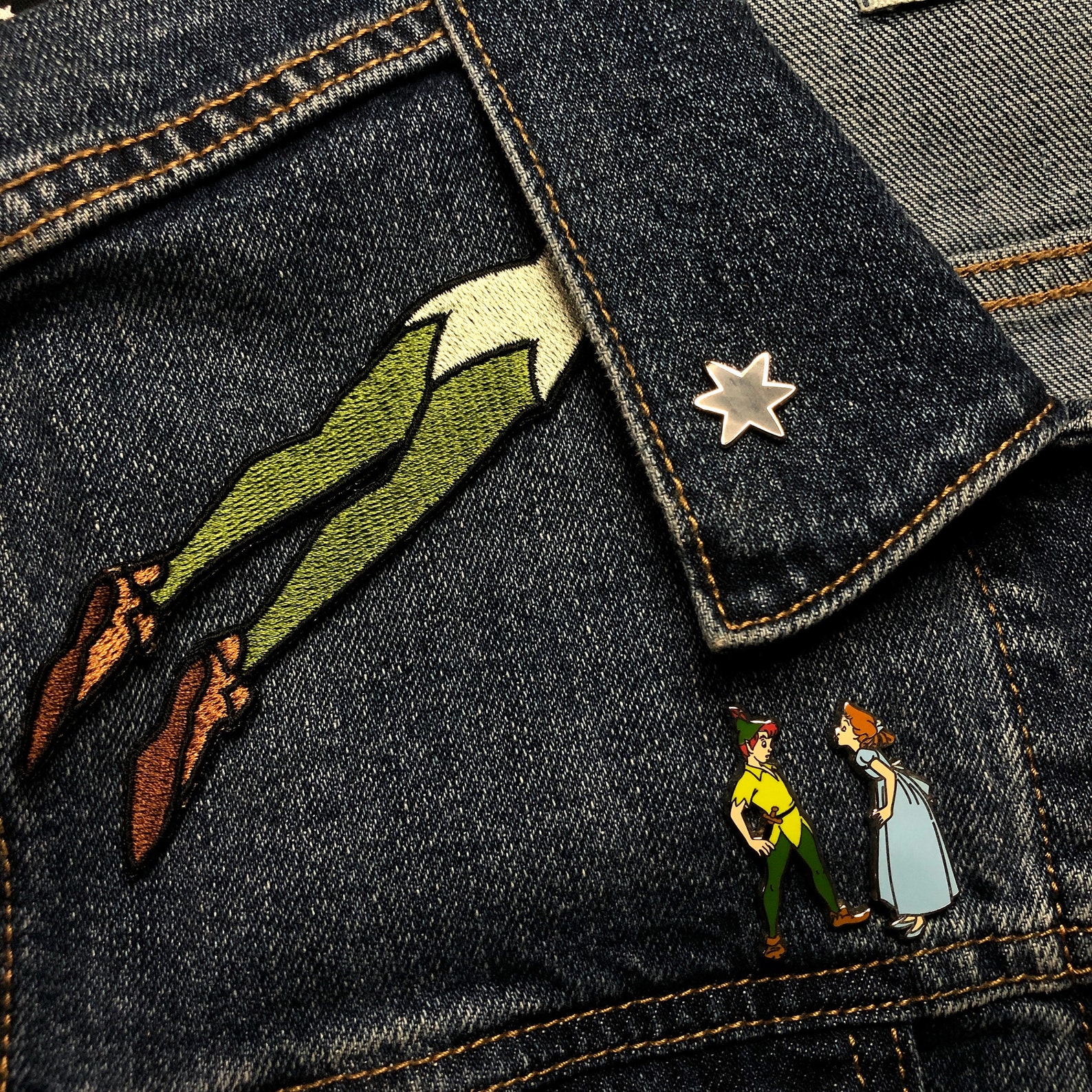 Pocket Peter Pan Patch | Etsy