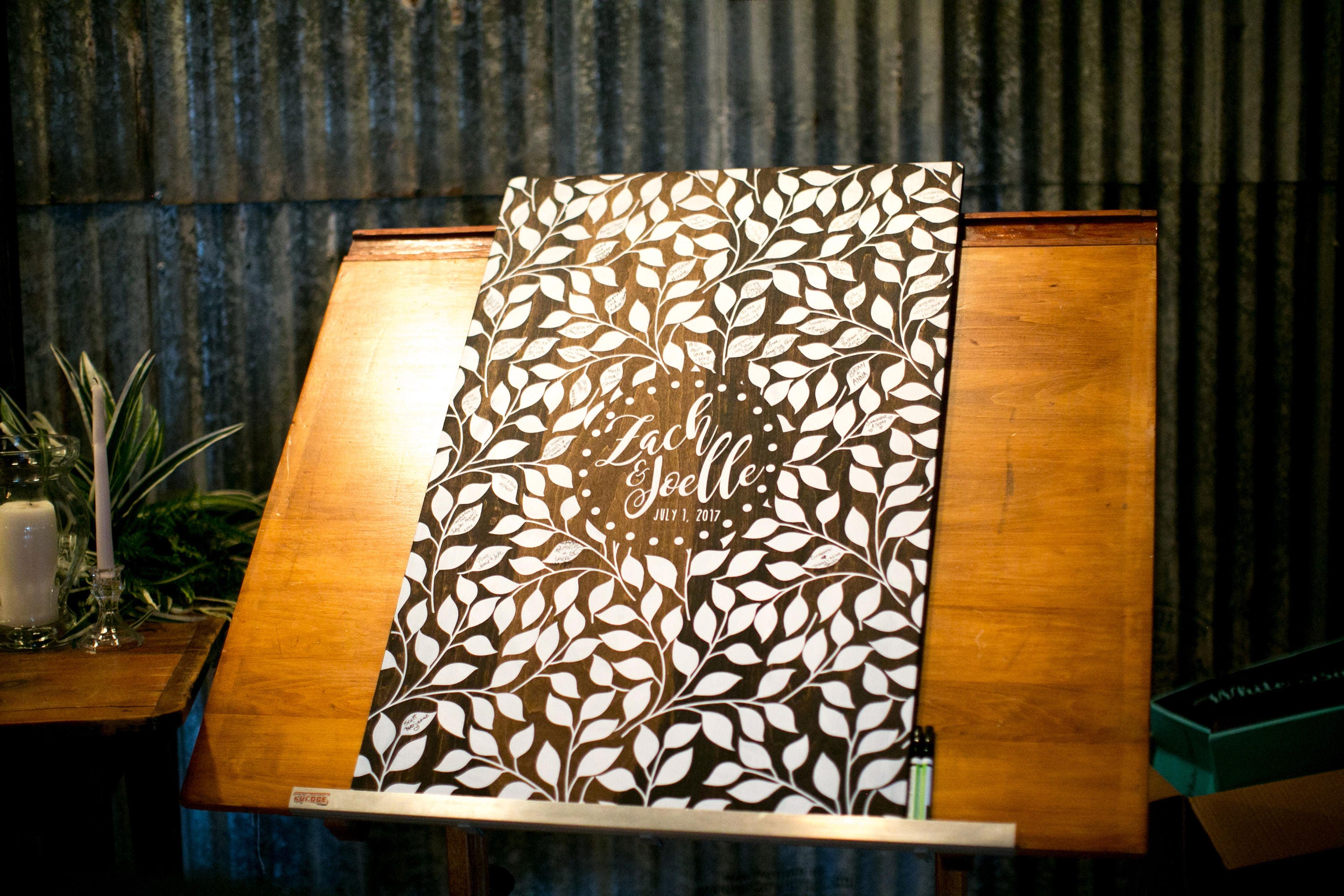 Guest Book Signature Board - Etsy