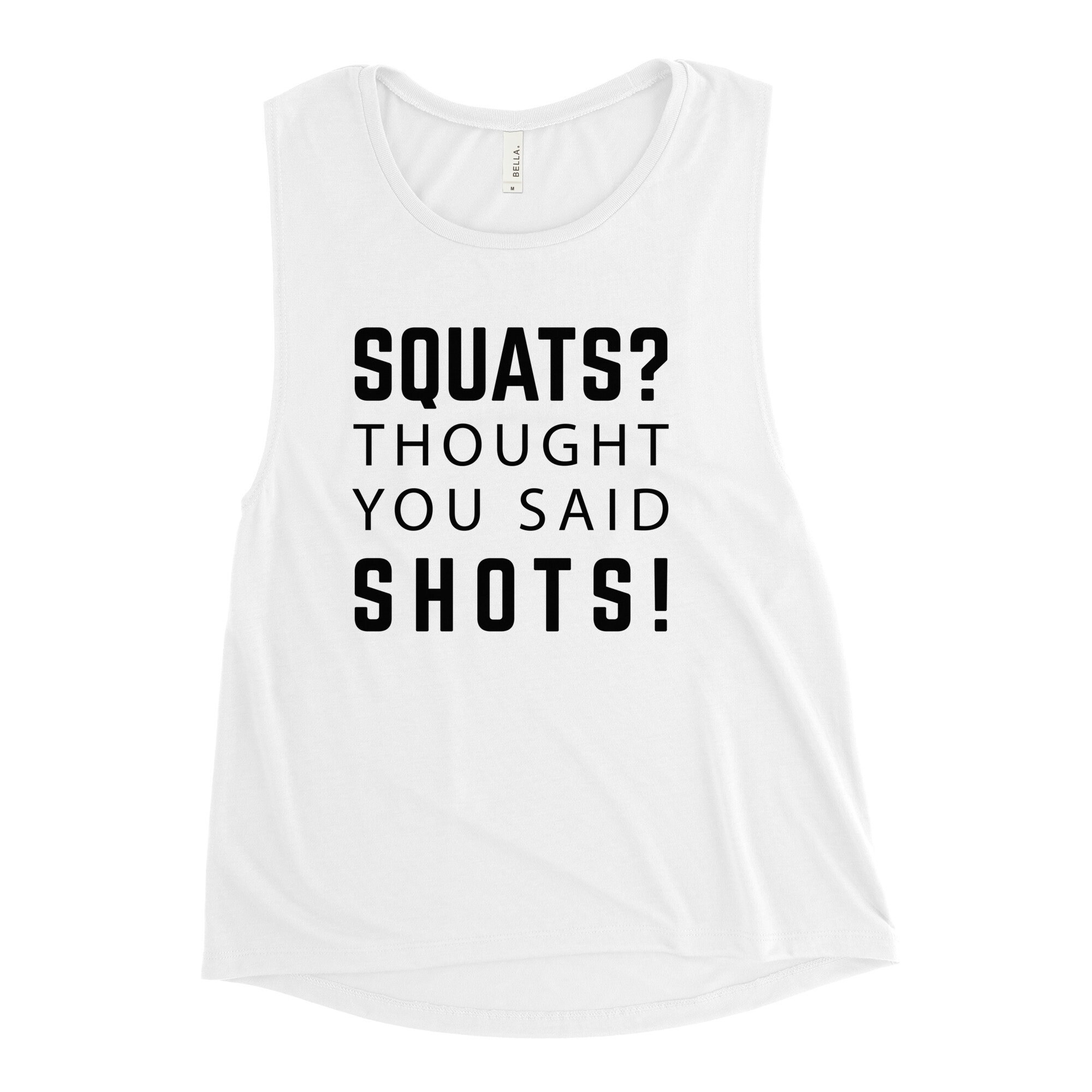 Squats Ladies Muscle Tank - Etsy