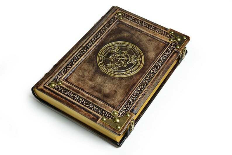 10 x 14 Medieval styled leather journal Book | Etsy