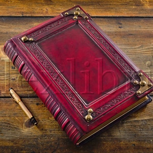 10 X 13 Medieval Styled Leather Journal Book - Etsy