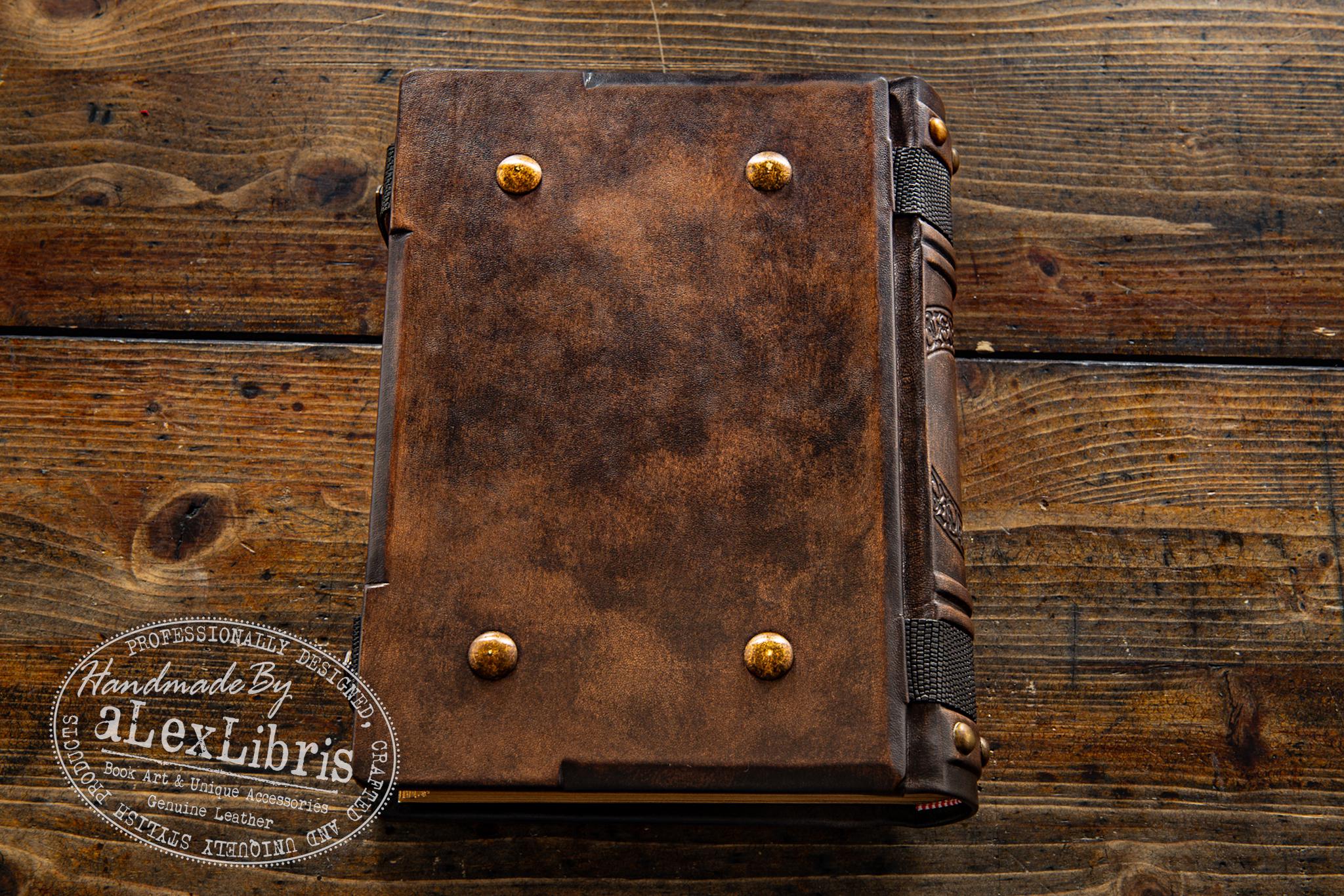 Valknut Leather Journal: Large Norse Pagan Book of Shadows - Etsy