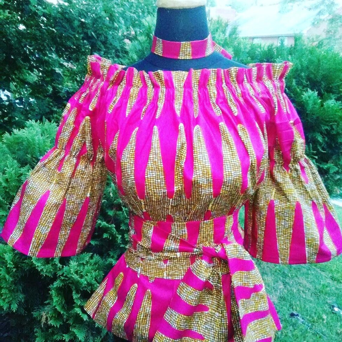 Satin Sash or African Print Sash - Etsy