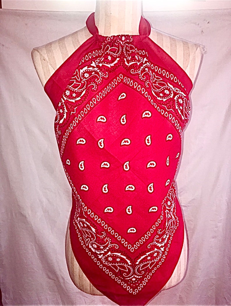 Bandana Halter Top..... Choose a Color - Etsy