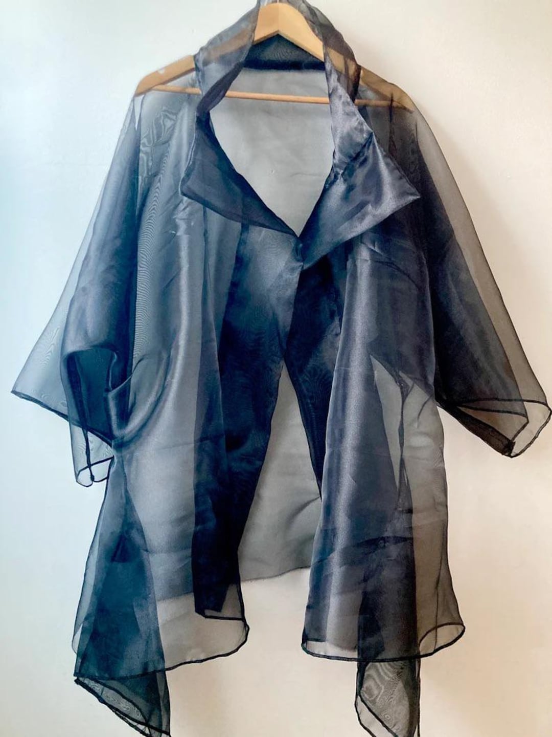 Organza Jacket Sheer Organza Jacket - Etsy