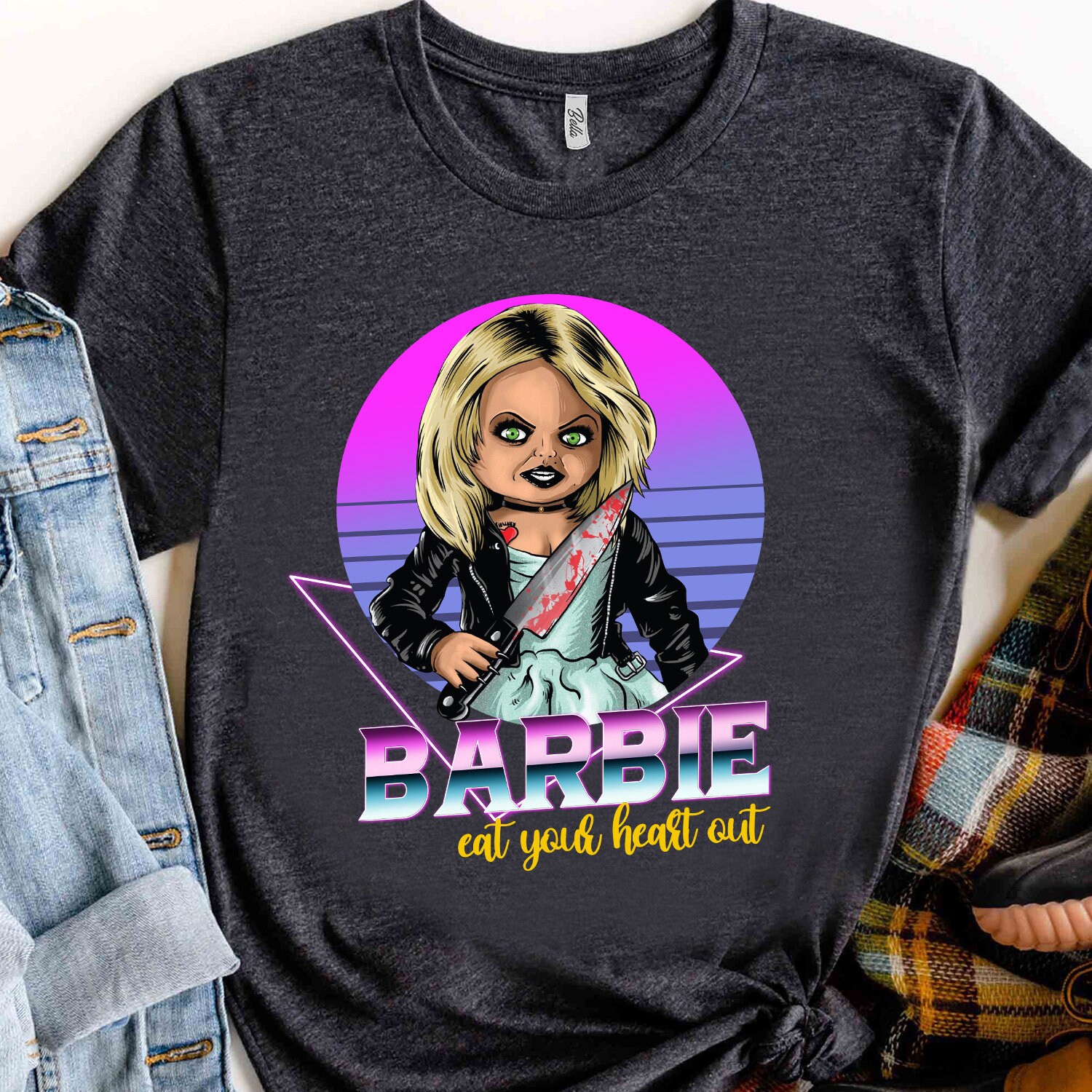 Bride Of Chucky Shirt Horror Chucky Tshirt Scary Movie Etsy