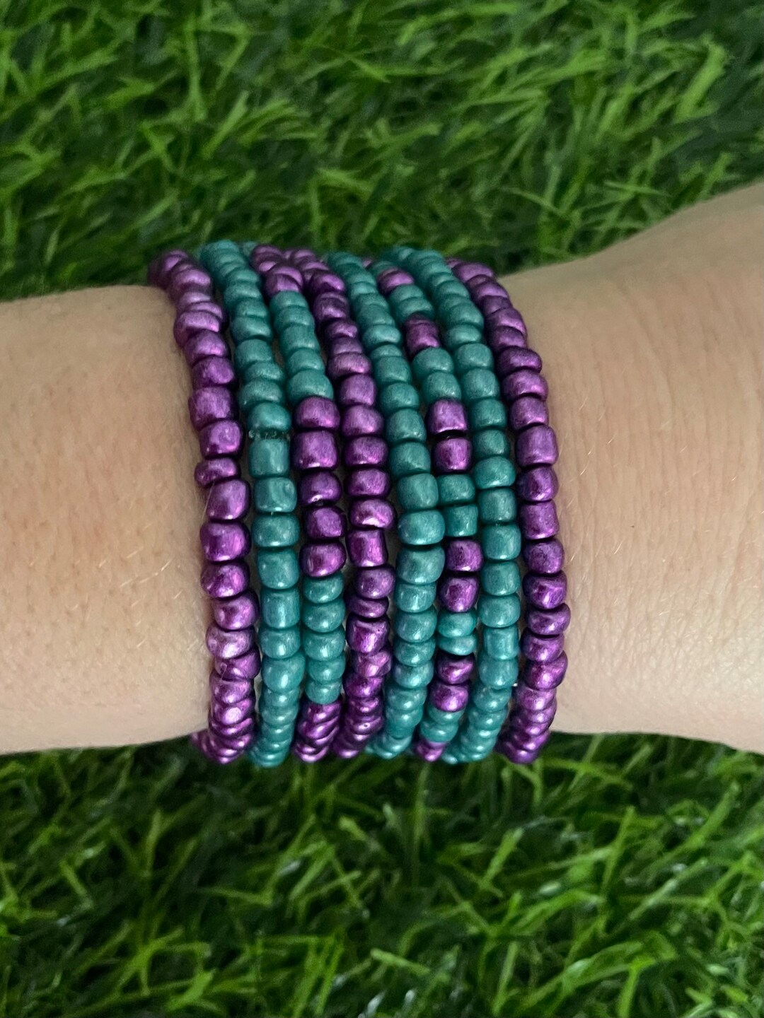 Set Of 8 Beaded Stretch Bracelets Womens Bracelets Stacking Bracelets Unisex Bracelets Girls
