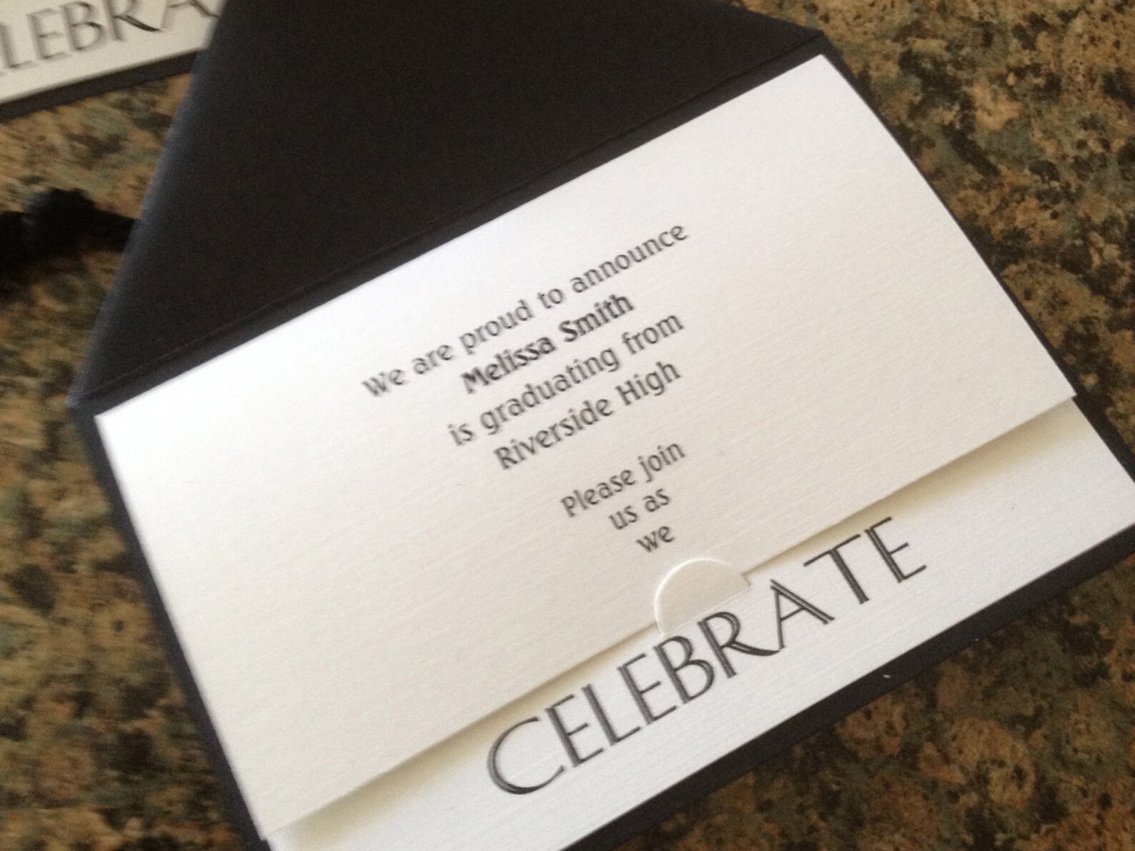 Custom Graduation Invitation large - Etsy