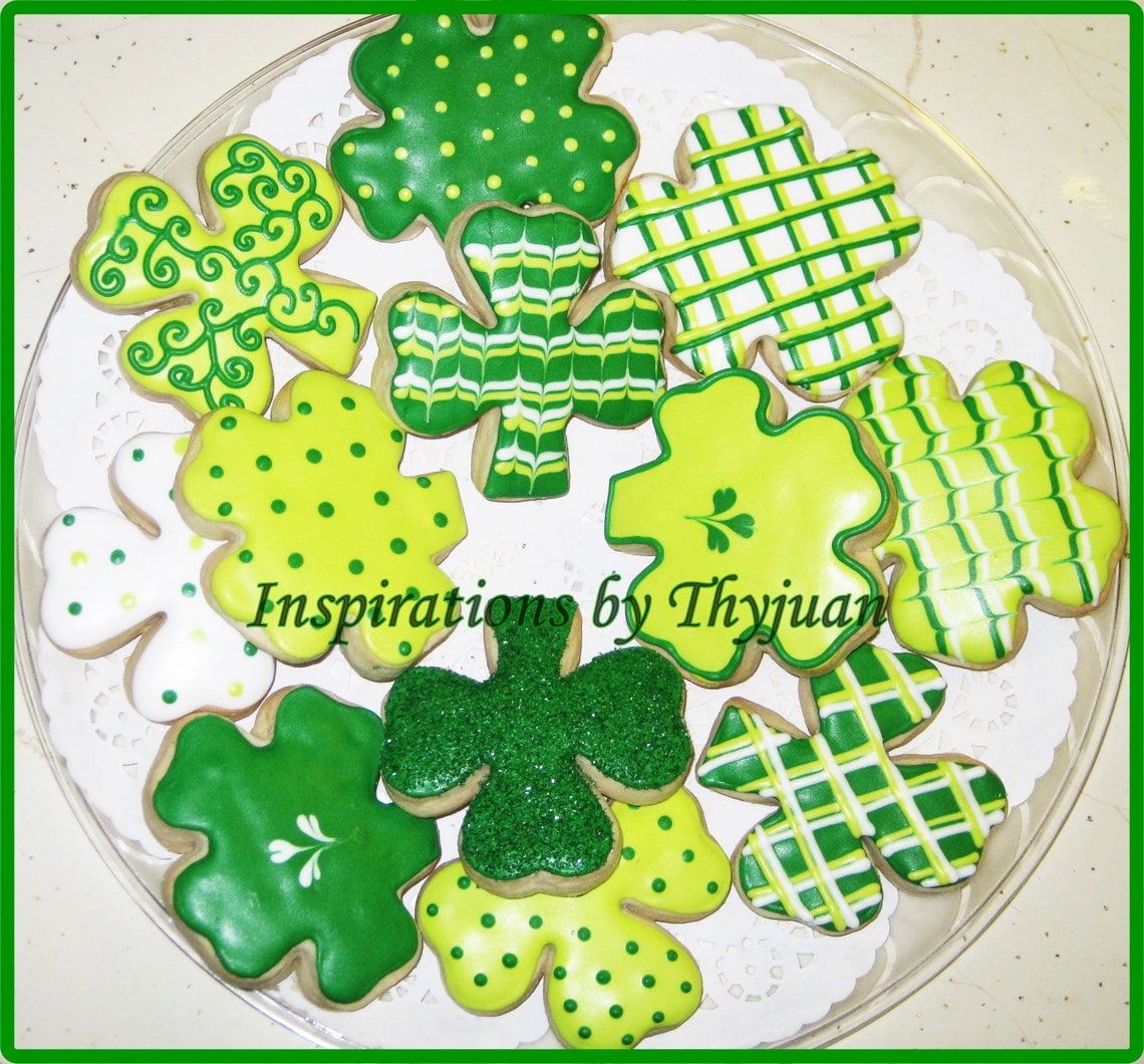 St. Patrick's Day Cookies - Etsy