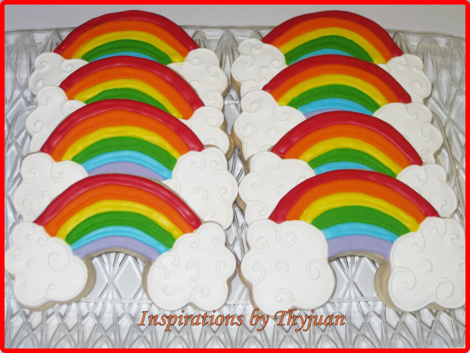 Rainbow Cookies - Etsy