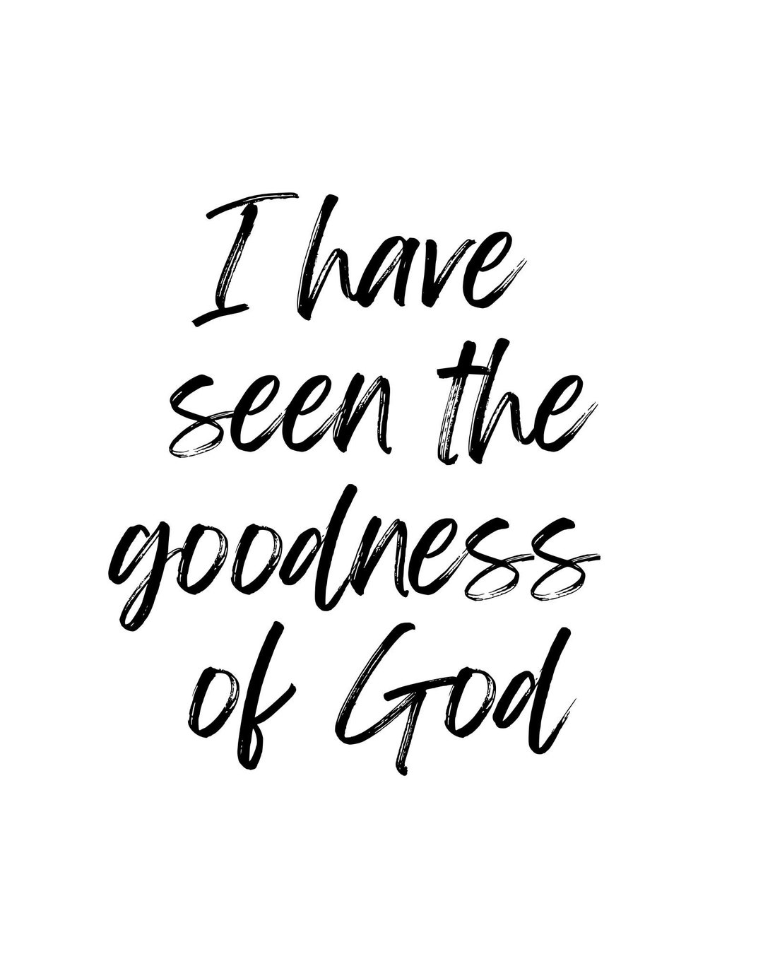 Goodness of God 16x20 Wall Art Digital Print, Inspirational Biblical ...