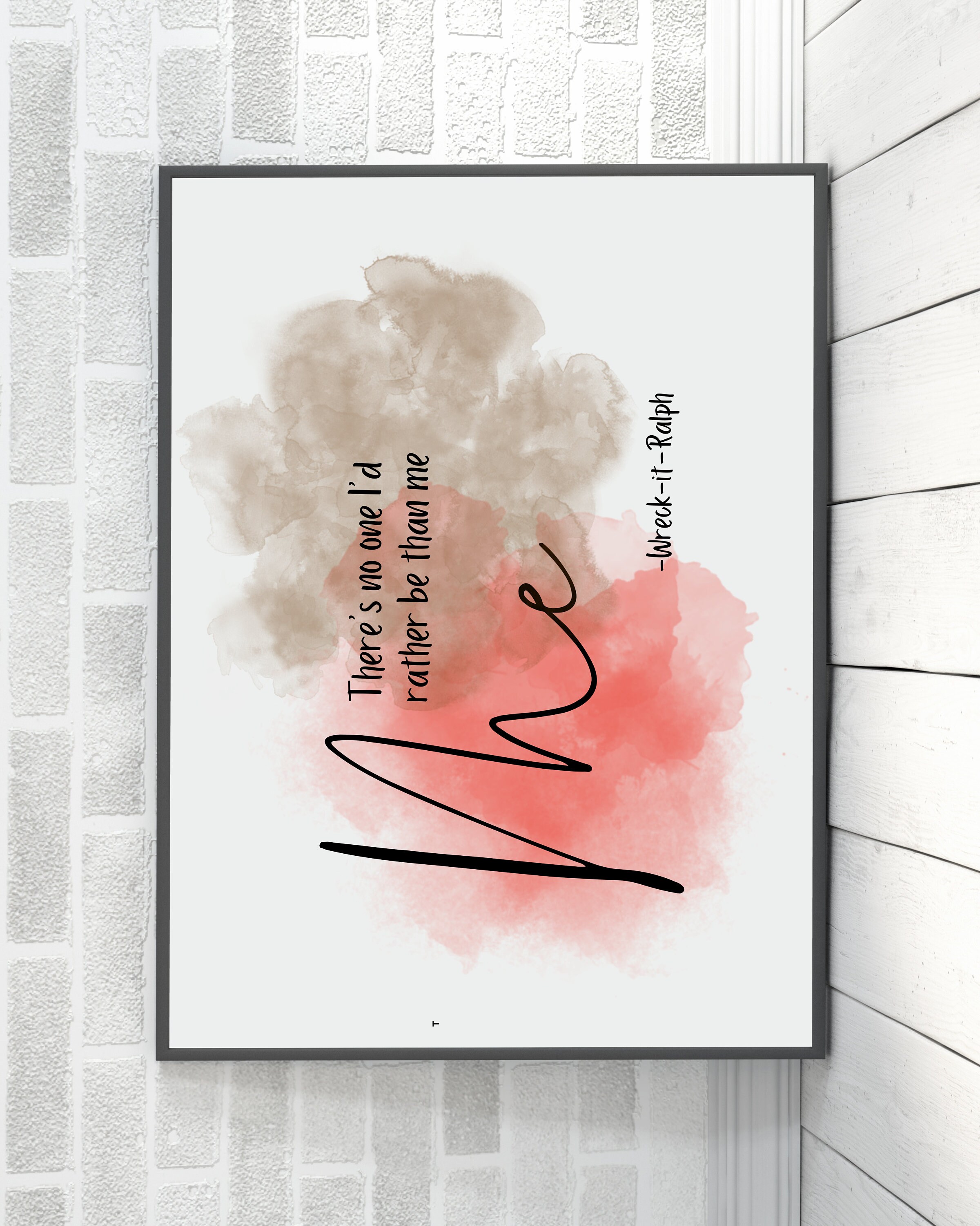 Wreck-it Ralph Quote Digital Art File 16x20 There's No One I'd Rather ...