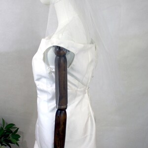 Tulle Bow Wedding Veil/ Poof Bridal Veil Bow / 2 Layer Veil / for ...