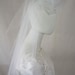 Tulle Bow Wedding Veil/ Poof Bridal Veil Bow / 2 Layer Veil / for ...