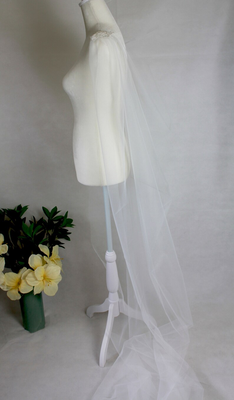 Tulle Wedding Cape Veil / Bridal Cape With French Lace/ - Etsy