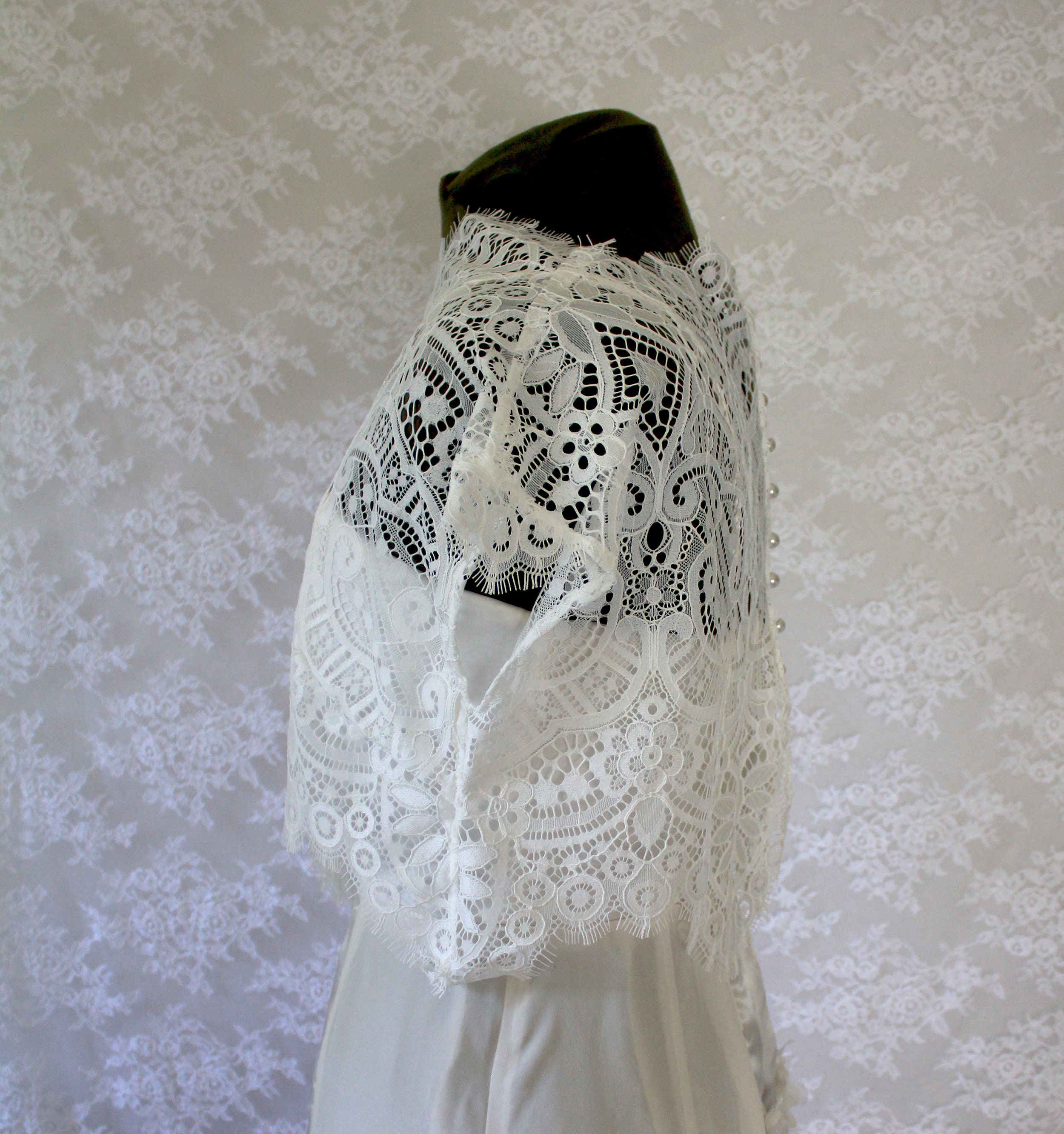 Soft Lace Bridal Topper Elise Wedding Crop Top Lace - Etsy UK