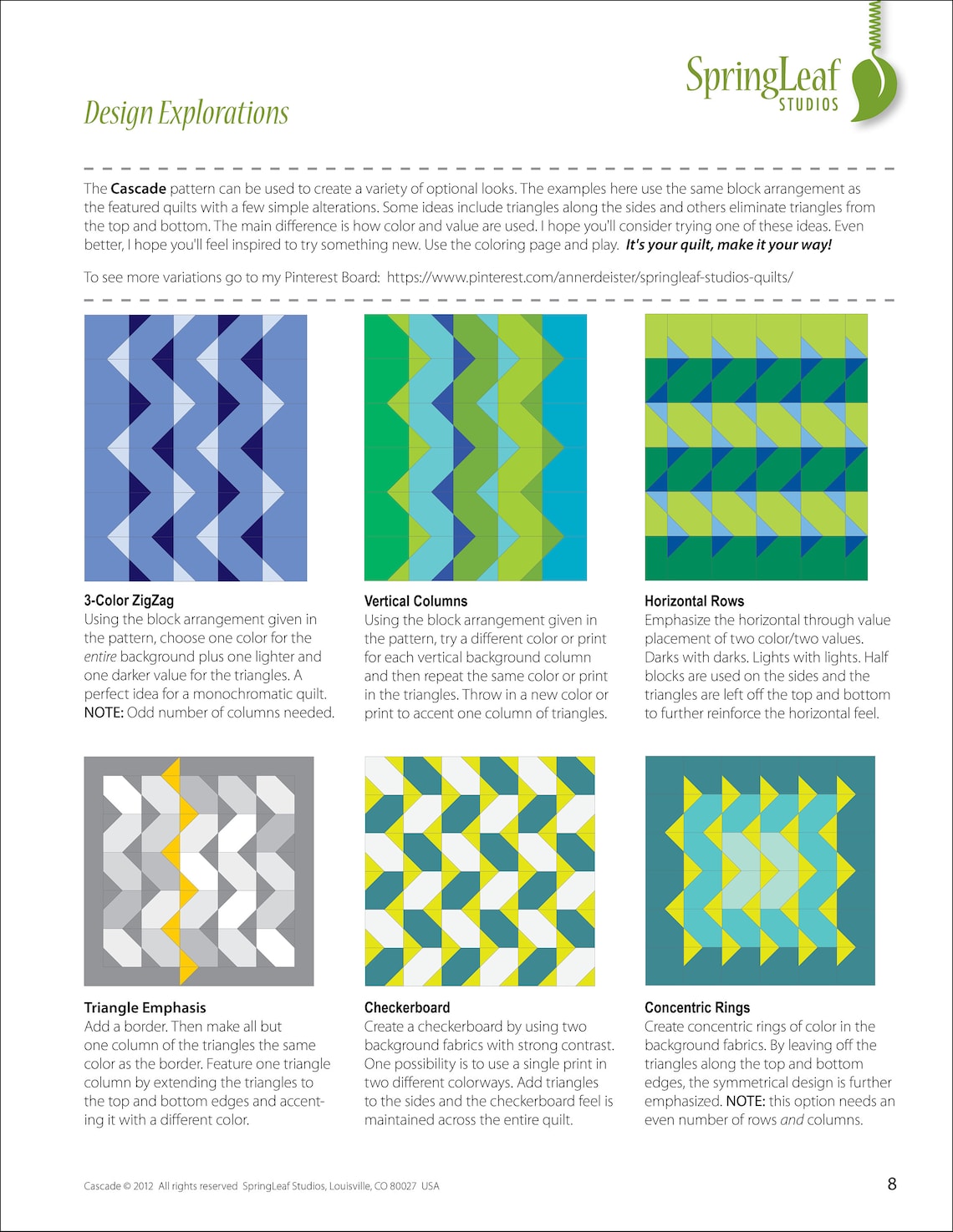 Cascade PDF Quilt Pattern - Etsy