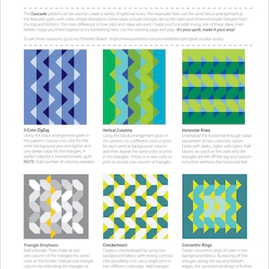 Cascade PDF Quilt Pattern - Etsy