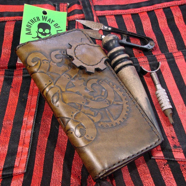 Steampunk Wallet - Etsy