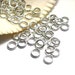 50 or 100 Silver Plated Jump Rings 6mm, Closed Loop - 7-12 - Etsy