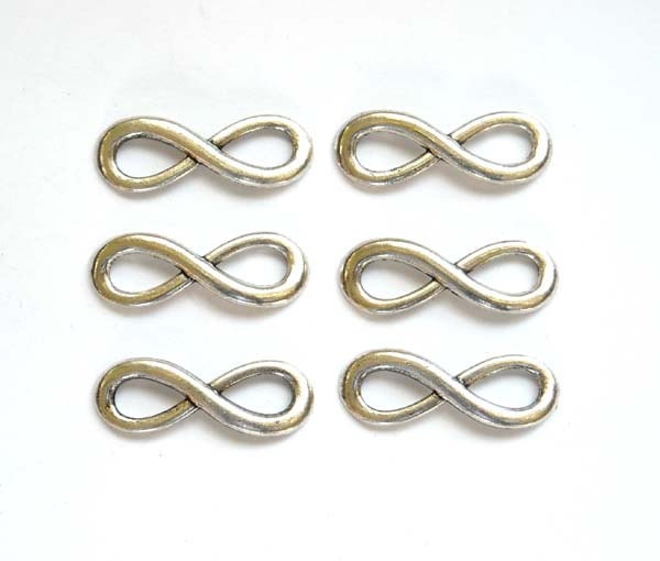 10/50/100 Antique Silver Infinity Symbol Connectors - 3-30 - Etsy
