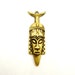 1 Antique Bronze Tribal Mask Pendant/charm - 30-27 - Etsy